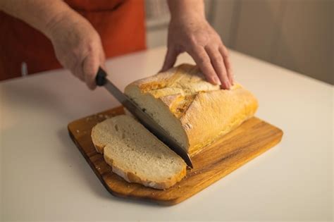 Premium Photo Whole Grain Bread Put On Kitchen Wood Plate With A Chef
