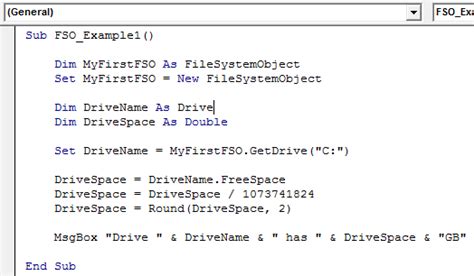 Vba Filesystemobject Fso How To Access Filesystemobject