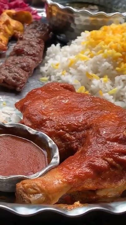 سینی کباب کوبیده جوجه زرشک پلو با مرغ بهشت پنهان ساری مازندران Youtube