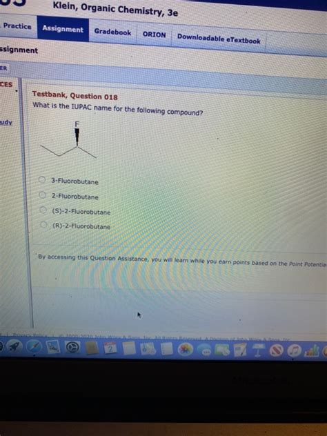 Solved Klein Organic Chemistry 3e Practice Assignment Chegg