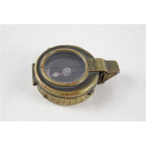 Ww1 1917 Dated British Military Compass Maker Mark F L