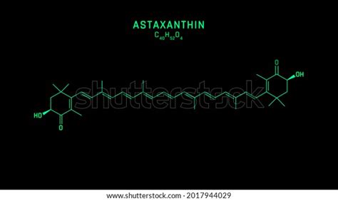Astaxanthin Skeletal Formula Molecular Structure Symbol ภาพประกอบสต็อก 2017944029 Shutterstock