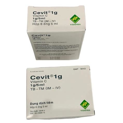 Cevit 1g Vitamin C Vidipha H 6ống 5ml