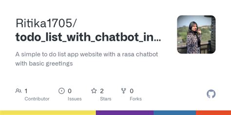 Github Ritika1705todolistwithchatbotintegration A Simple To Do List App Website With A