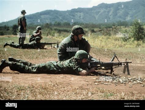 Combat Control Team Cct Members Fire The M 60 Machine Gun Base Hickam Air Force Base State