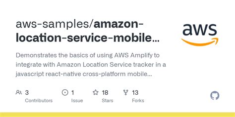 Github Aws Samplesamazon Location Service Mobile Tracker React