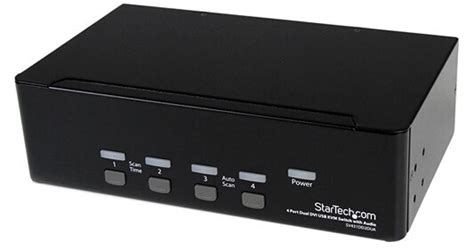 StarTech Port Dual DVI USB Hub KVM Switch SV DD DUA B H