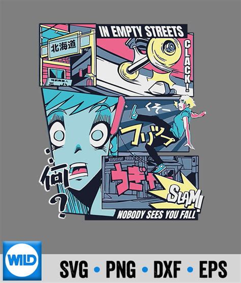 Anime SVG Anime Japanimation Japanime Japanese Manga Otaku SVG Cut File WildSvg