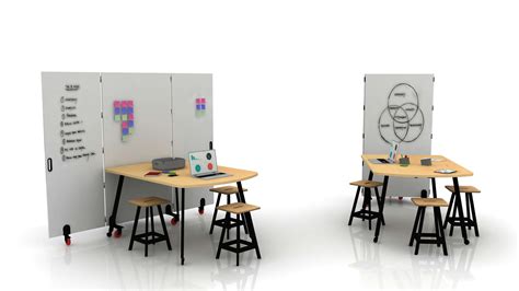 Rockwell Unscripted Backdrop Mobile Markerboard Knoll
