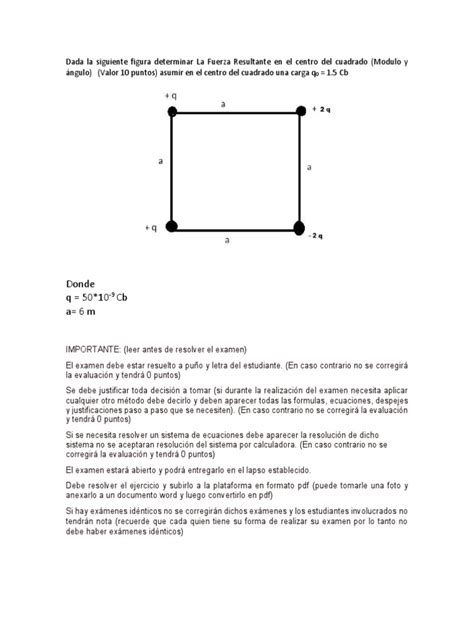 Examen Calculo De Fuerzas Resultantes Pdf