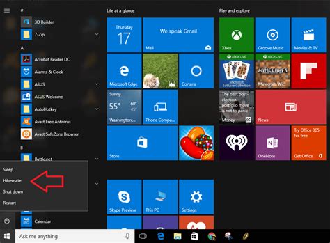 How To Enable The Hibernation Power Option In Windows 10