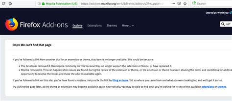 firefox extension not available · issue 65 · github softu2f · github