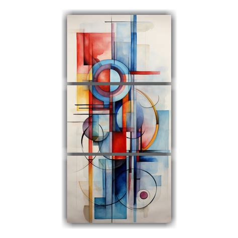 Cuadro Decorativo Abstracto En Acuarela Cálida DecoCuadros
