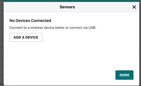 How Do I Connect Usb Sensors To The Progressive Web App Version Of
