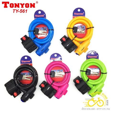 Dây Khóa Xe đạp Chìa Dây Cáp Tonyon Ty561 Xe đạp Phượng Dũng
