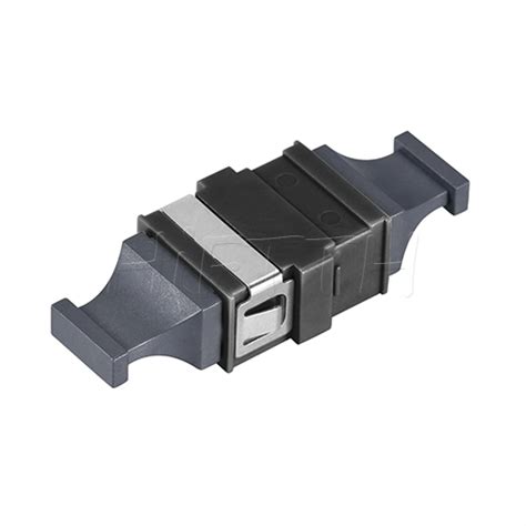 Mpoupc Singlemode Adapter Without Flange Black