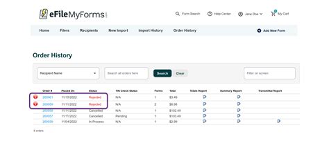 How To Resubmit Rejected Forms Efilemyforms