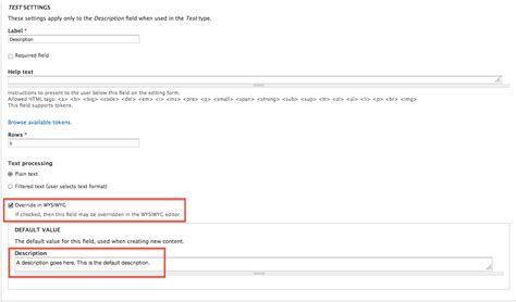 Overridden Field Value Not Being Saved Drupal Org