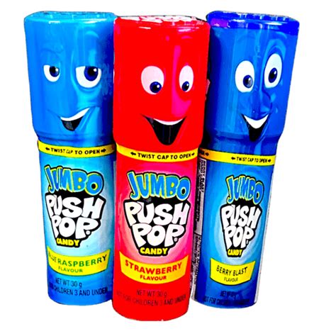 Jumbo Push Pop 30g — Joys Delights Lolly Shop Online