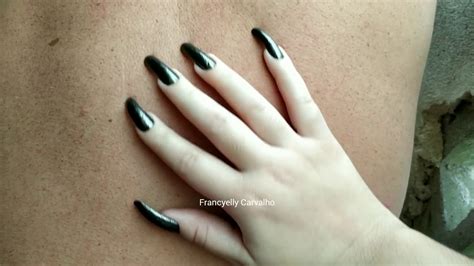 Scratching With Long Fingernails 2 Youtube