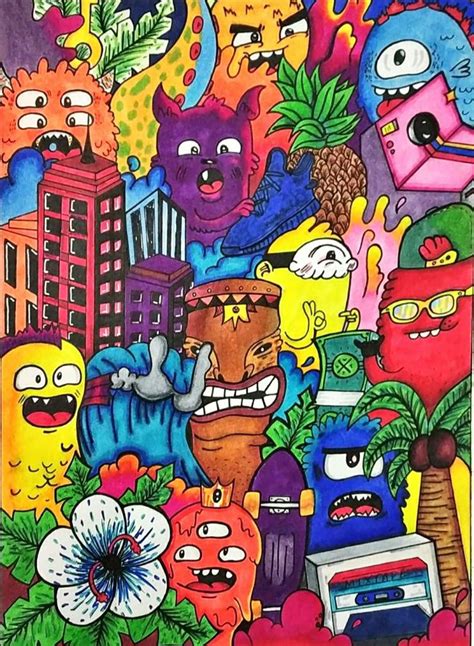 Vexx Doodle Art Coloring Page Graffiti Doodles Doodle Art 40 Off