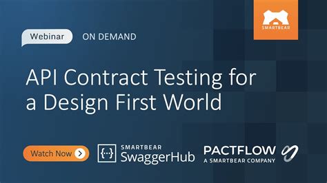 Api Contract Testing For A Design First World Youtube