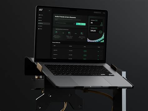 Referral Dashboard Ui Design Dark Mode By Nandhan Ks On Dribbble