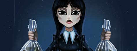 X Resolution Wednesday Addams Ai Digital Art X