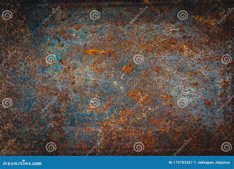 Rusty Grain On Metal Background Stock Image Image Of Pattern Detail