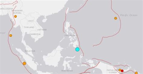 필리핀 제너럴산토스 남동쪽 바다서 규모 6 7 지진