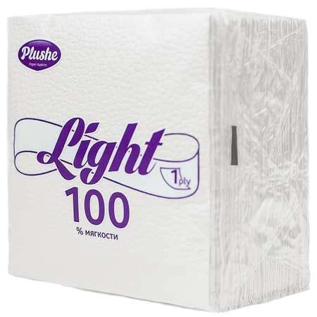 Салфетка бумажная PLUSHE Light 1 слой 90 шт купить по цене 62 ₽ в ...