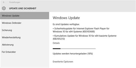 KB3105213 KB3105211: Neues kumulatives Update für Windows 10 (manueller ...