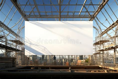 Construction Visualization Scaffold And Building Mock Up For Efficient