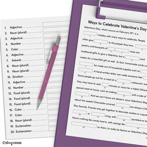 Valentines Day Speech Therapy Activities