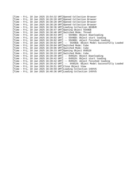 User Interaction Log Pdf
