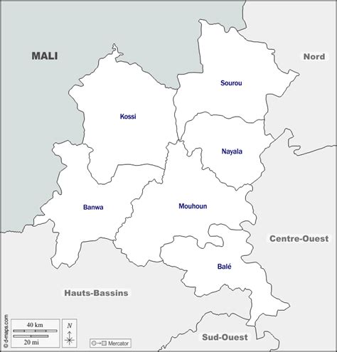 Boucle Du Mouhoun D Maps Free Map Free Blank Map Free Outline