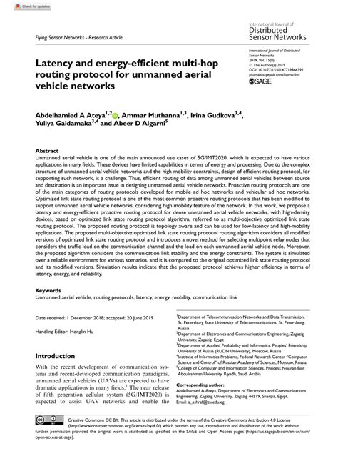 Pdf Latency And Energy Efficient Multi Hop Routing Protocol For