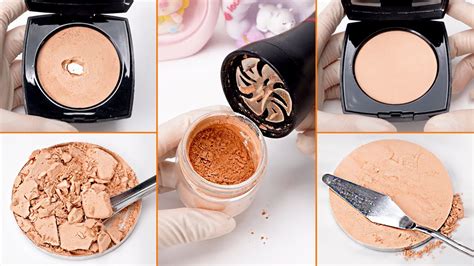 Satisfying Makeup Repair 25 ASMR Repair Chanel Powder YouTube