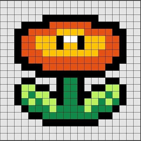 Mario Question Box Perler Kandi Pattern Artofit