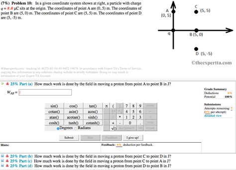 Solved 7 Problem 10 In A Given Coordinate System Shown Chegg