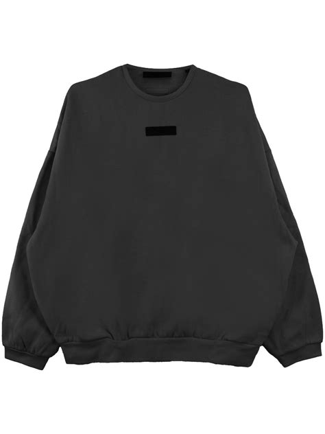 FEAR OF GOD ESSENTIALS Sudadera Con Parche Del Logo Negro FARFETCH MX