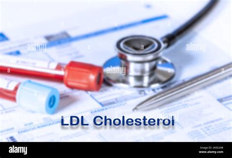 LDL Cholesterol Test Conceptual Image Stock Photo Alamy