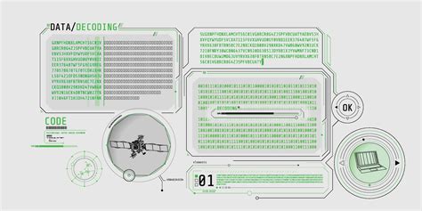 Futuristic Interface Of Satellite Data Decoding Program 50361025