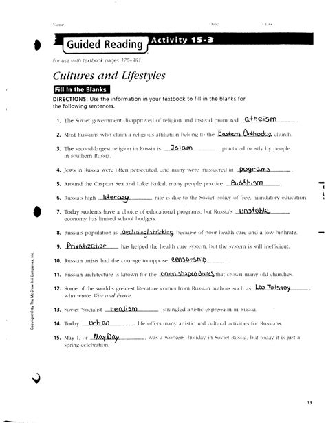Mr E S World Geography Page Chapter 15 The Cultural Geography Of