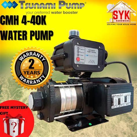 Syk Tsunami Cmh 4 40 K Home Water Pump Water Pressure Pump Water Booster Pump Pump Air Rumah