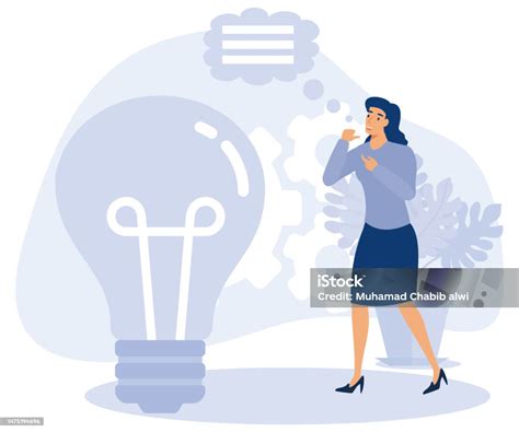 개인 및 직업 성장 개념 사고와 상상력 동기 부여 및 영감 평면 벡터 현대 그림 개념에 대한 스톡 벡터 아트 및 기타 이미지 개념 개념과 주제 개발 Istock