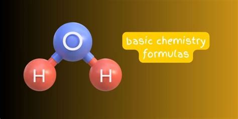 Simplifying Basic Chemistry Formulas Concepts Lab