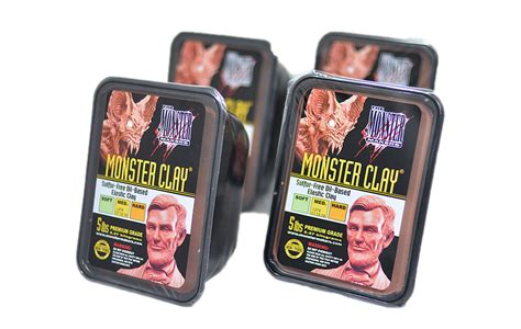 Monster Clay (Soft, Medium and Hard Grades) Sulfur Free Elastic Clay