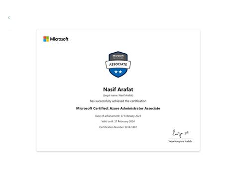 Nasif Arafat On Linkedin Azure Cloudcomputing Certifications