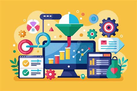 A Vibrant Illustration Depicts Tools And Graphs Focused On Boosting